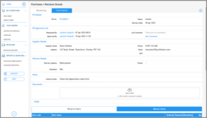 Purchase Module: Receiving | PLANERGY Customer Success