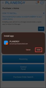 PLANERGY Mobile Application | PLANERGY Customer Success